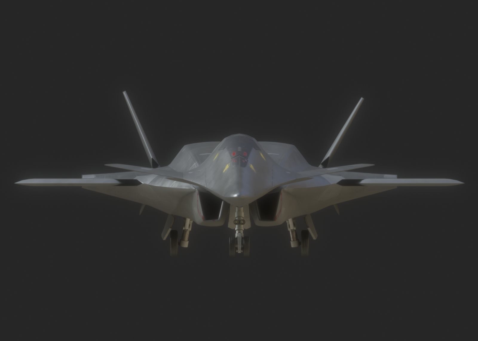 3D model Future PLAAF White Emperor Advanced Air Combat System VR / AR ...