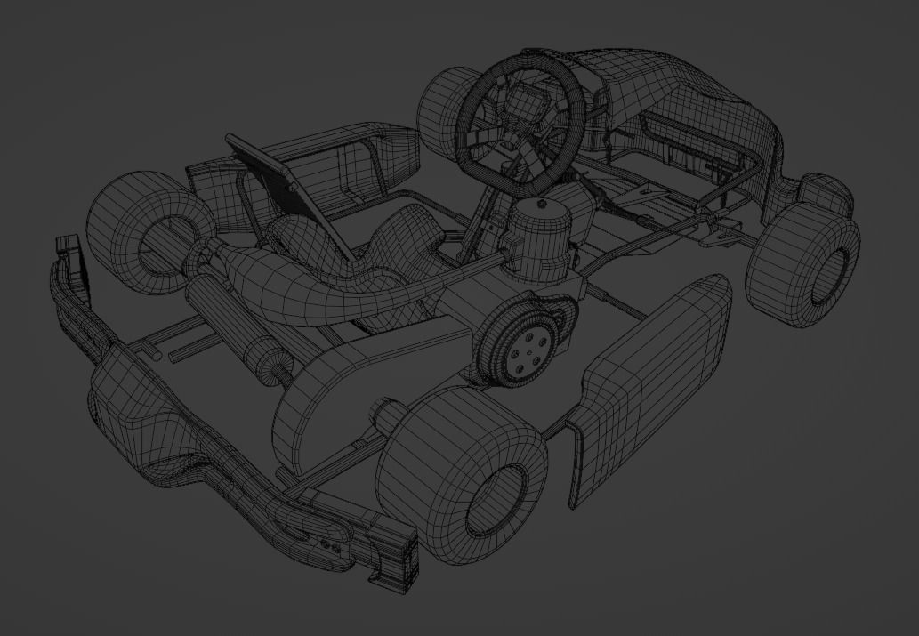 3D model Go Kart KartRepublic VR / AR / low-poly | CGTrader