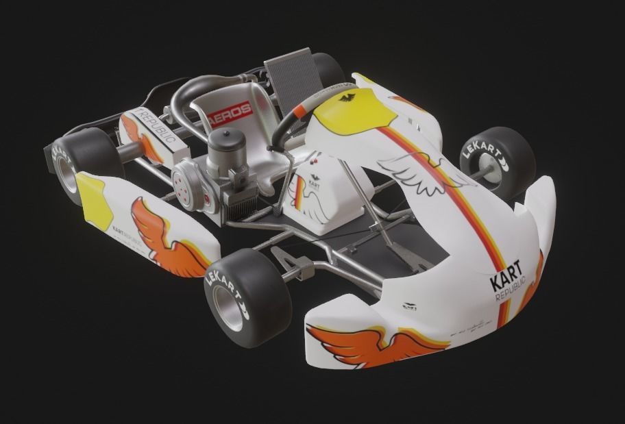 3D model Go Kart KartRepublic VR / AR / low-poly | CGTrader