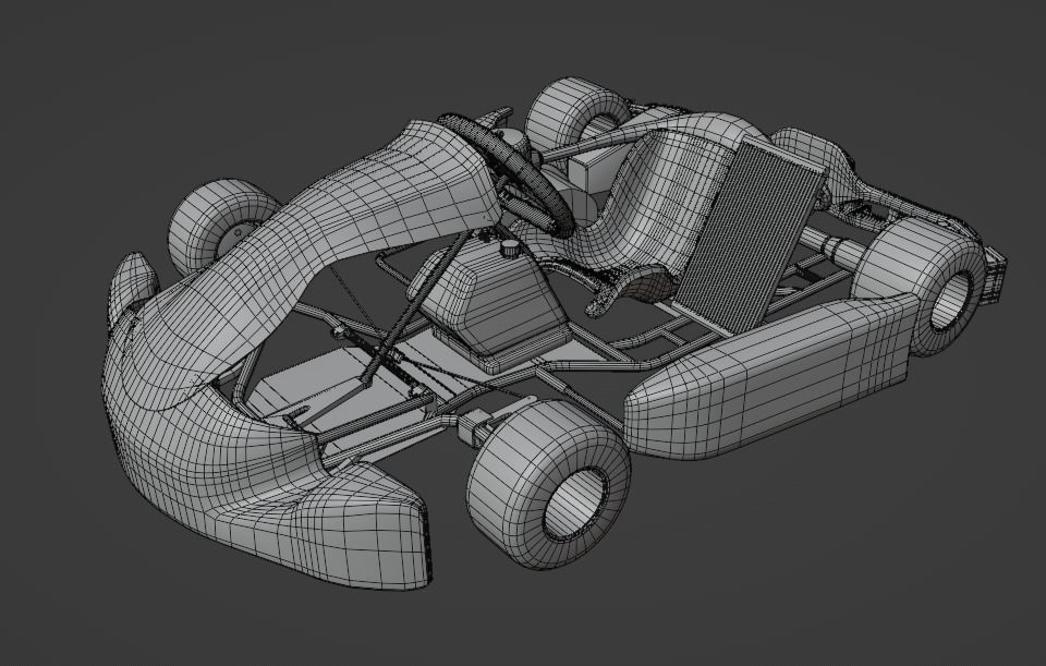 3D model Go Kart KartRepublic VR / AR / low-poly | CGTrader