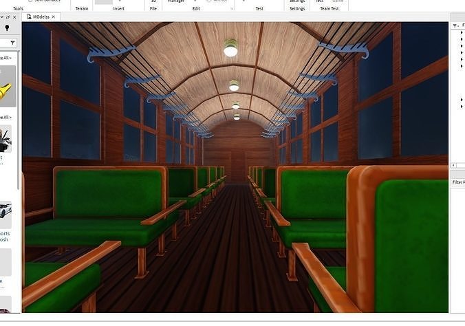 3D model Mugen Train inside - Demon slayer 3D model VR / AR / low-poly ...