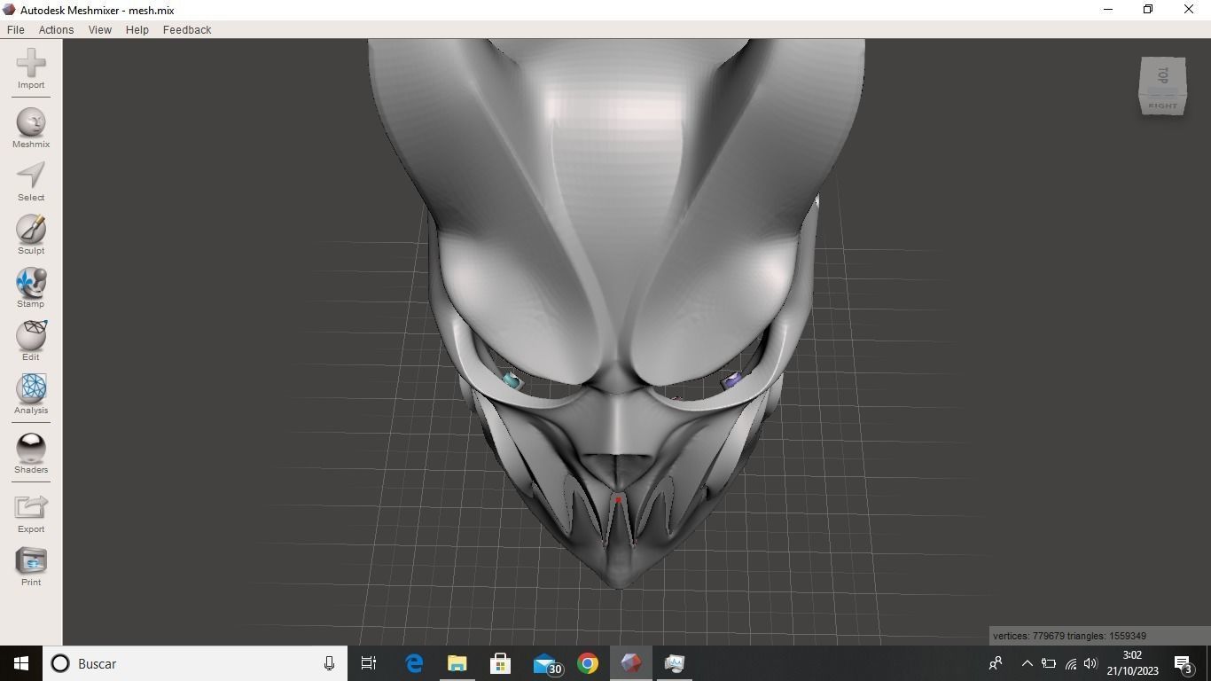 ALEX TERRIBLE AT MASK MASCARA COSPLAY 3D model 3D printable | CGTrader