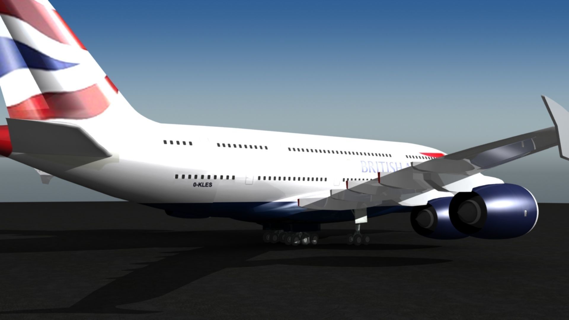 Airbus a380 3D model | CGTrader