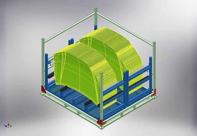 26340-HOOD OUTER PALLET 3D model | CGTrader