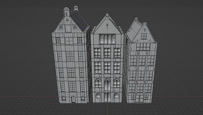 Amsterdam Buildings 3D model | CGTrader