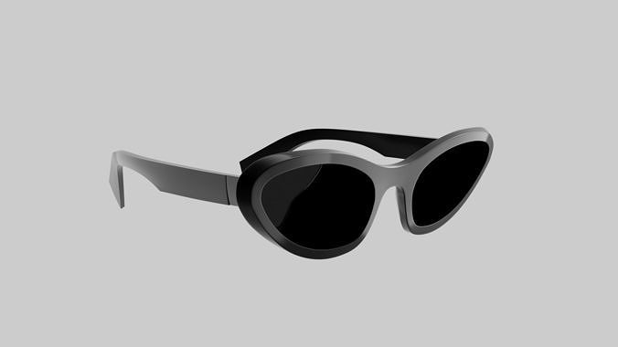 Women Sunglasses 3D model 3D printable | CGTrader