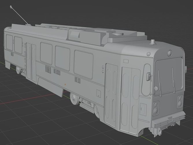 3D model Septa Trolley High Detail VR / AR / low-poly | CGTrader