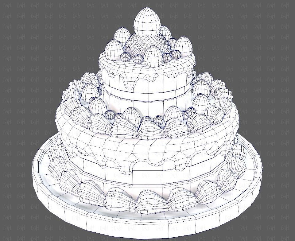 Dessert V02 3D model | CGTrader