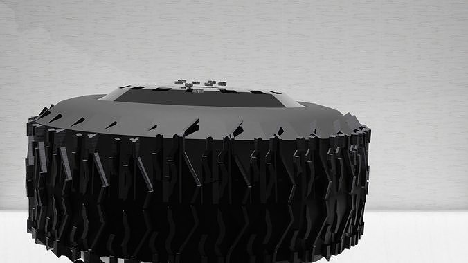 POWER TYRE TRUK AND GJK free 3D model | CGTrader