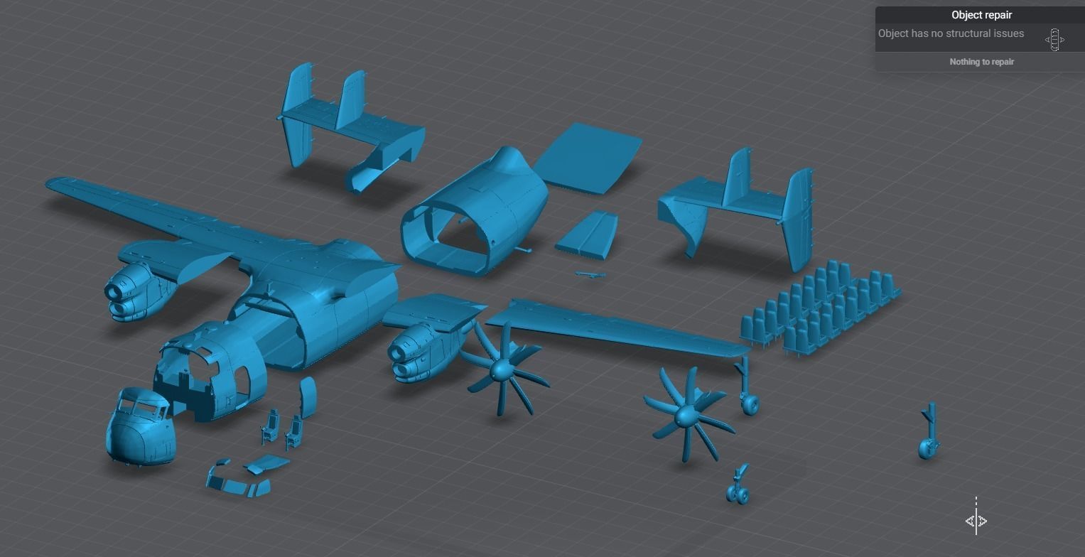 Grumman C2 Greyhound Scale model 3D model 3D printable | CGTrader