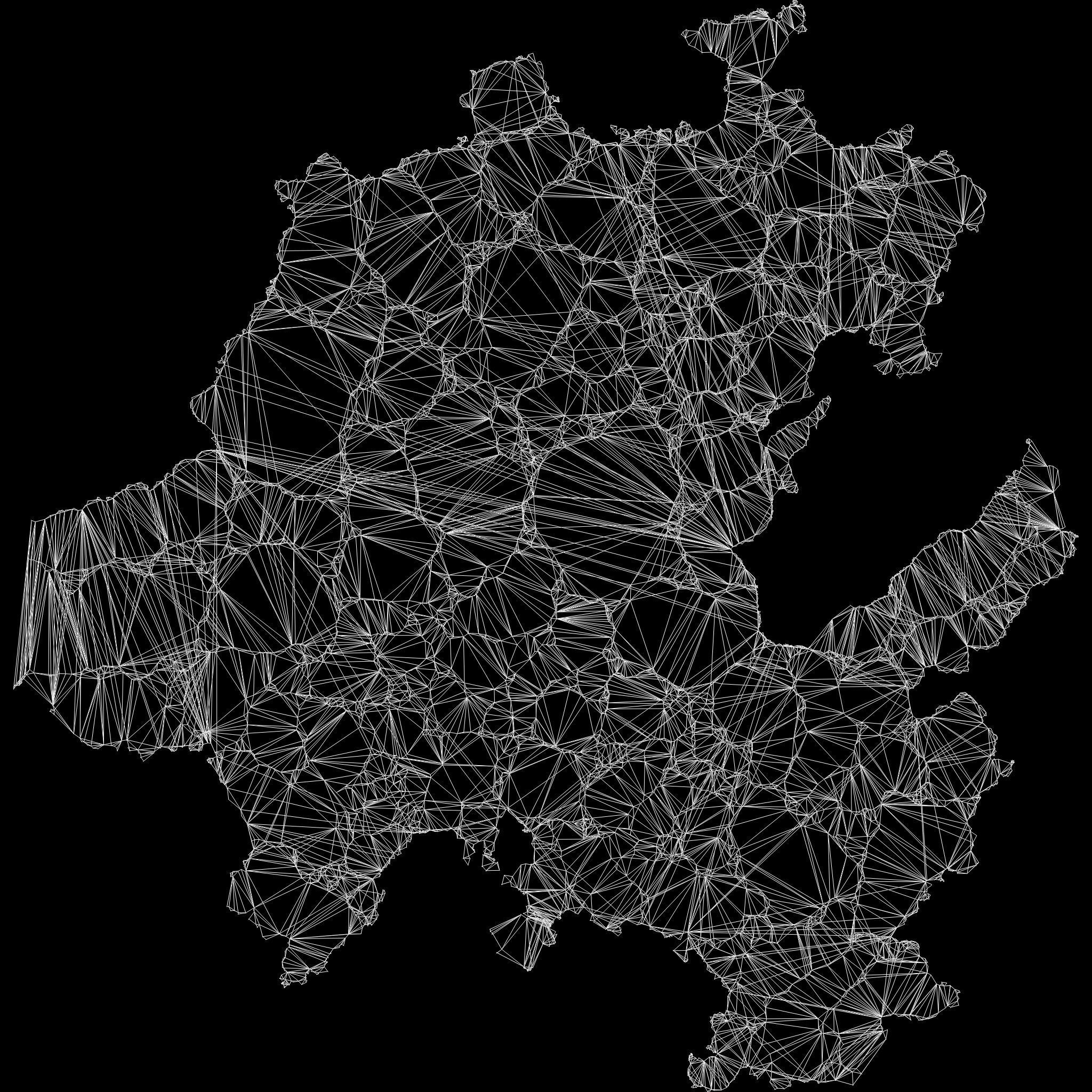 Hidalgo Mexico map region geography political geographic 3D model ...