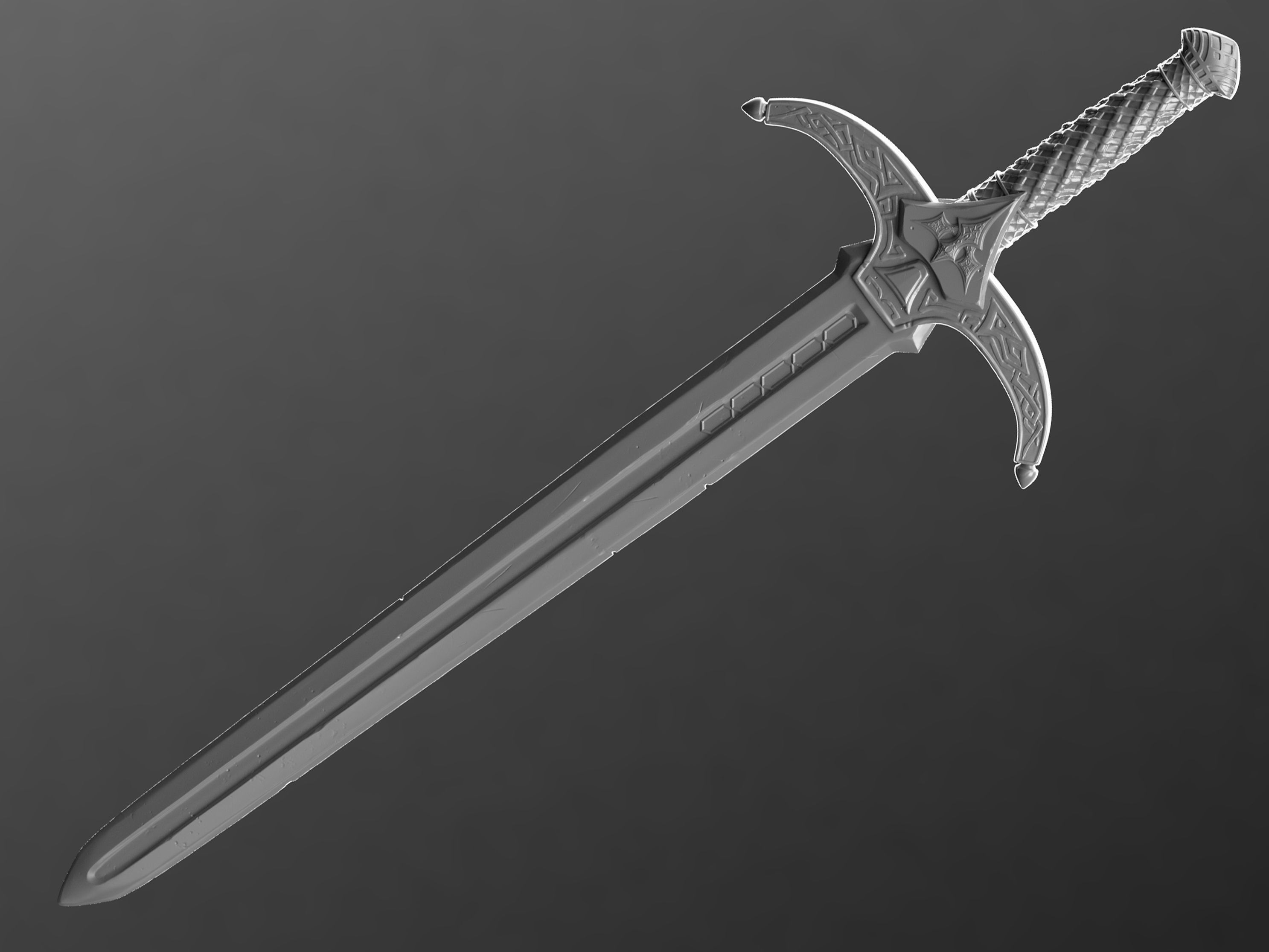 Fantasy Sword 3D model | CGTrader