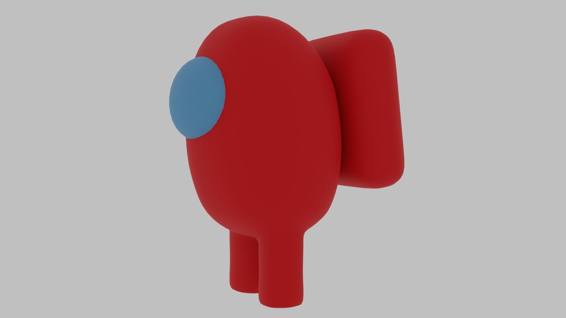 Among us Character red Crewmate 3D model | CGTrader