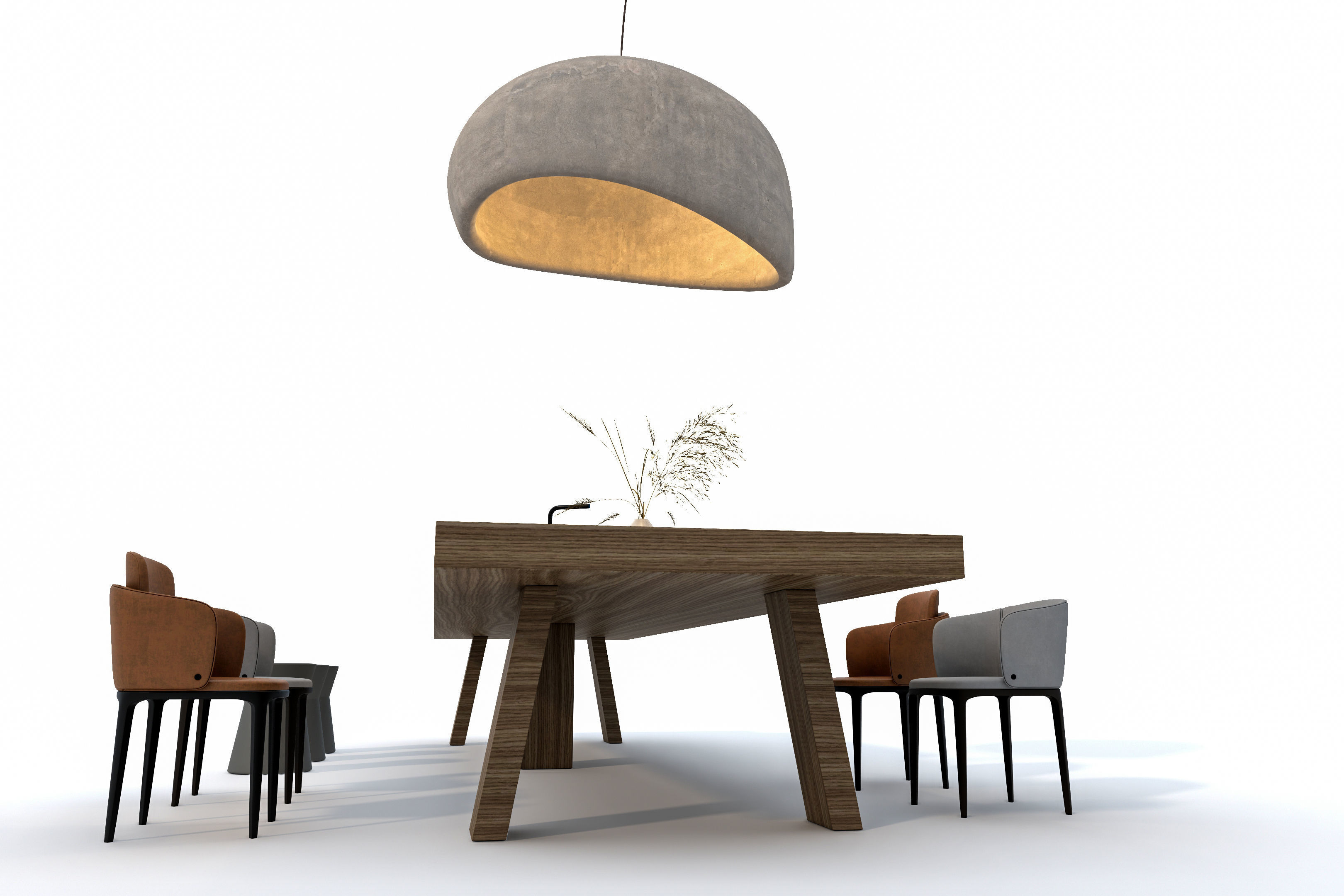 Dining Table Set 3D model | CGTrader