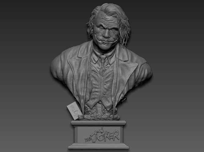Joker 3D model 3D printable | CGTrader