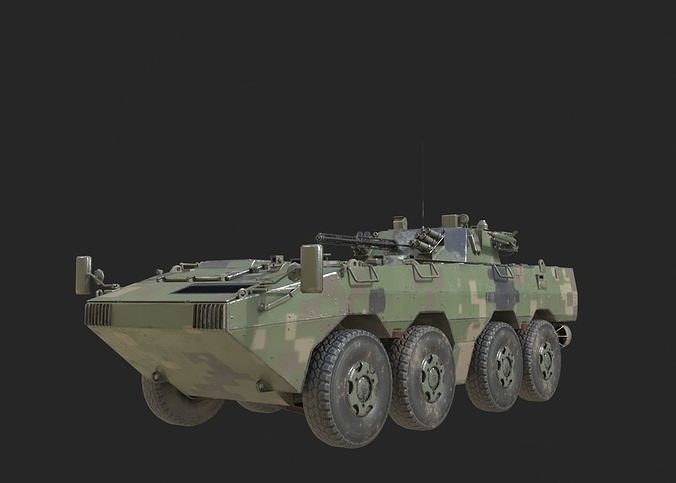 3D model 4 coatings of PLA Army ZBL09 ZBL-09 Infantry Fighting Vehicle ...