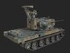 3D model 2 coatings of JSDF Type 87 self-propelled anti-aircraft gun VR ...