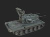 3D model 2 coatings of JSDF Type 87 self-propelled anti-aircraft gun VR ...