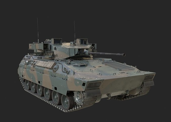 3D model 2 coatings of JSDF Type 89 Infantry fighting vehicle VR / AR ...
