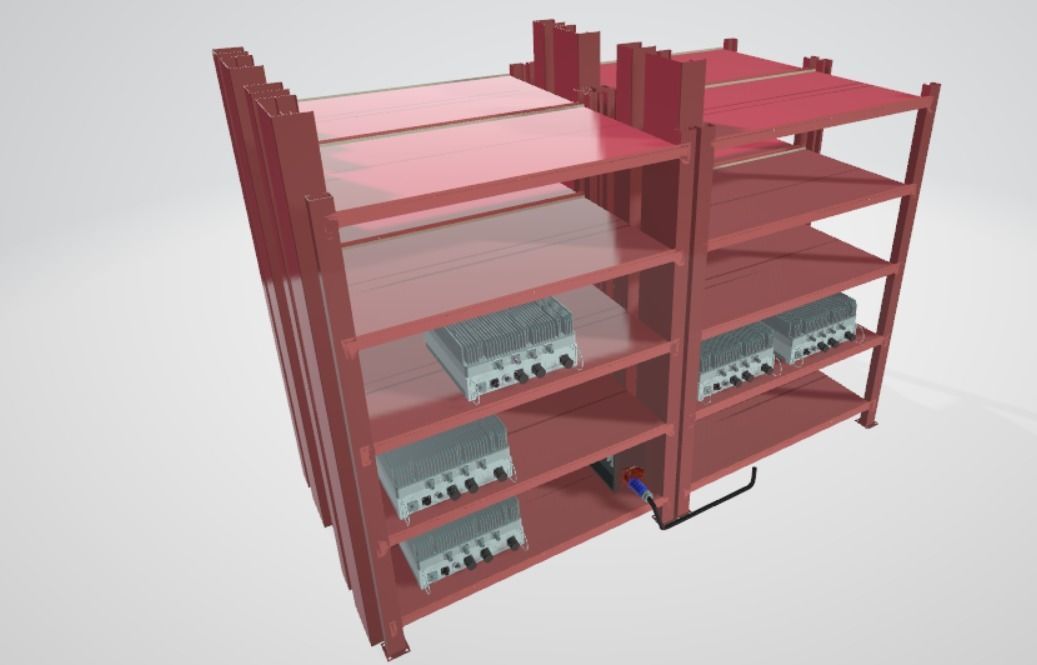 Power distribution box 3D model | CGTrader