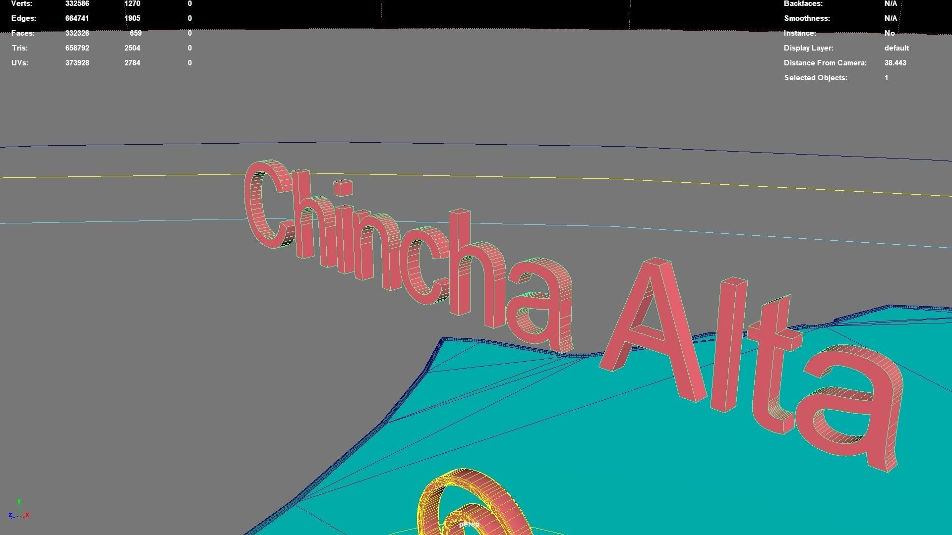 Ica Peru map region geography political geographic 3D model rigged ...