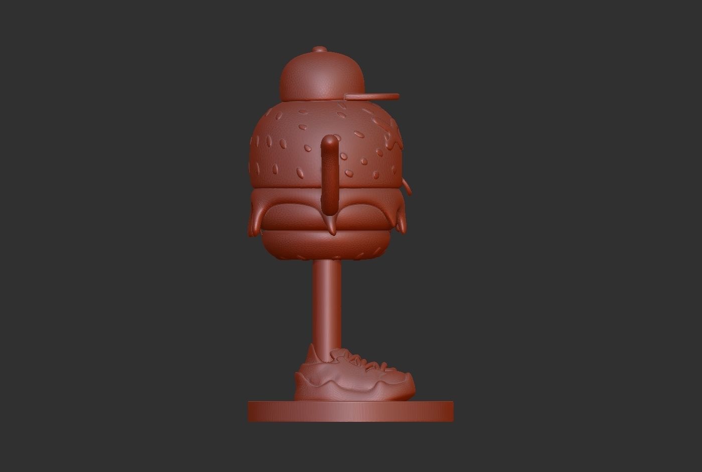 cute burger 3d model for 3d printing 3D model 3D printable | CGTrader