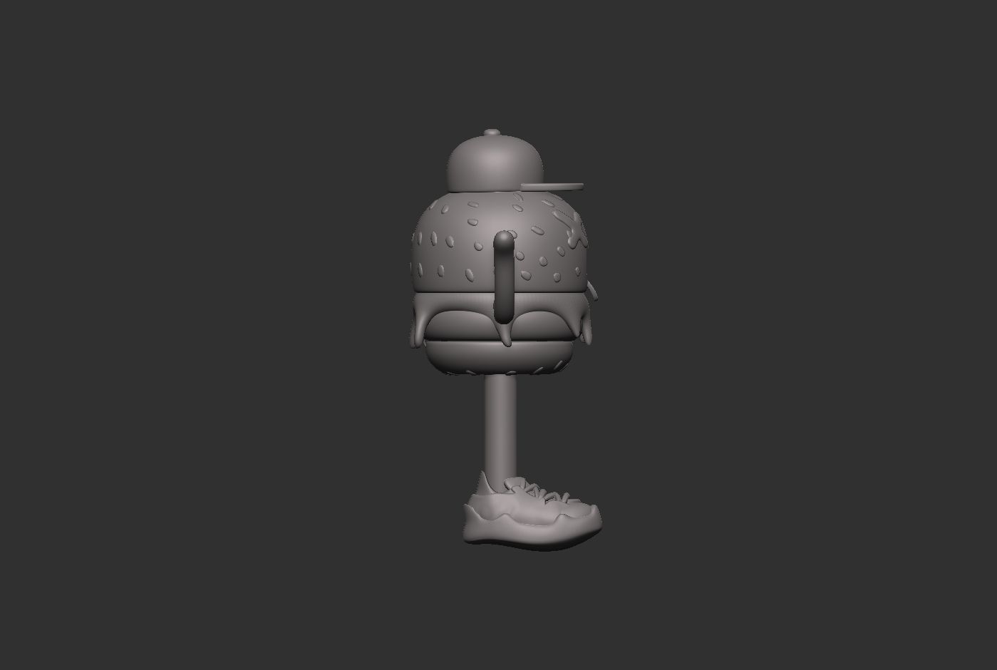 cute burger 3d model for 3d printing 3D model 3D printable | CGTrader