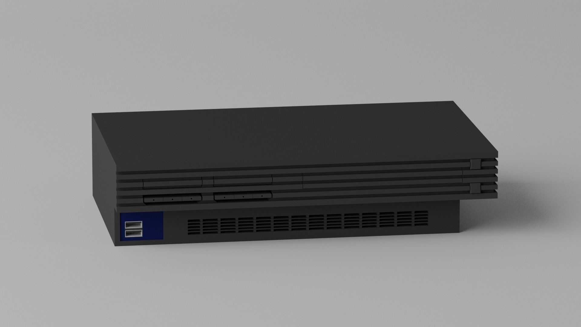 Cartoon Sony Playstation 2 Gaming Console 3D model | CGTrader