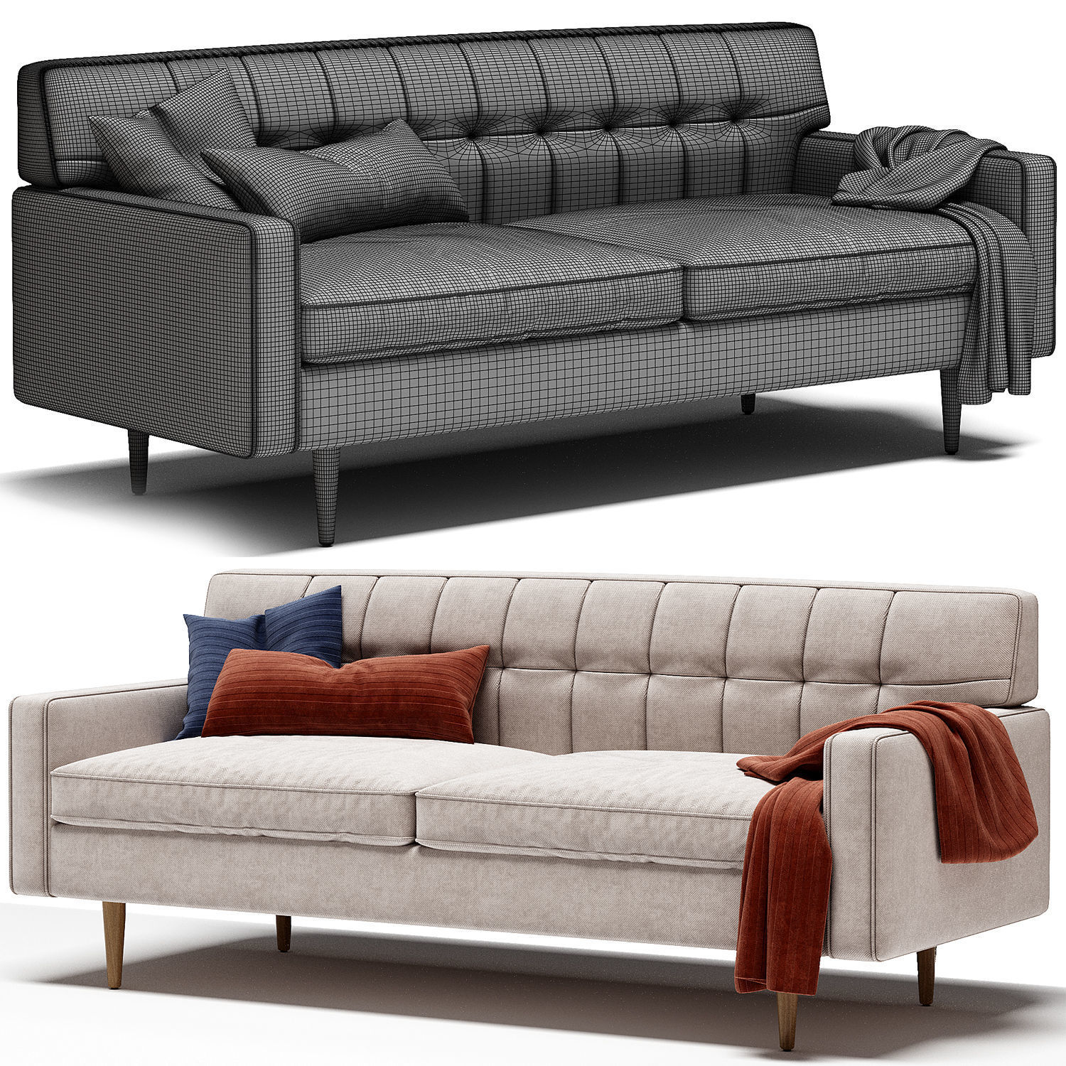 Elias Sofa 3D model | CGTrader