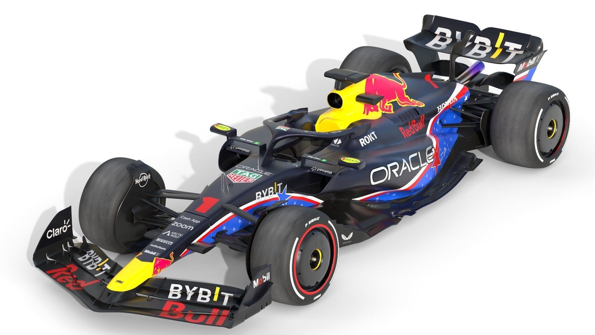 3D model F1 Red Bull RB19 Austin Livery VR / AR / low-poly | CGTrader