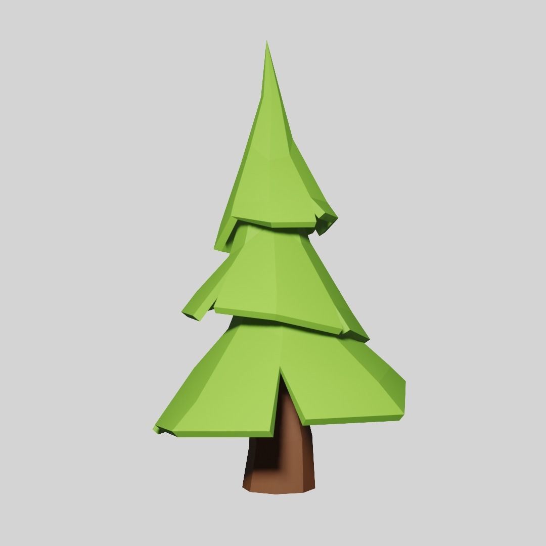 Low poly Tree free VR / AR / low-poly 3D model | CGTrader