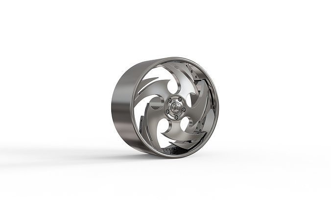 RUCCI FORGED ganja CONCAVE WHEEL 3D model 3D printable | CGTrader