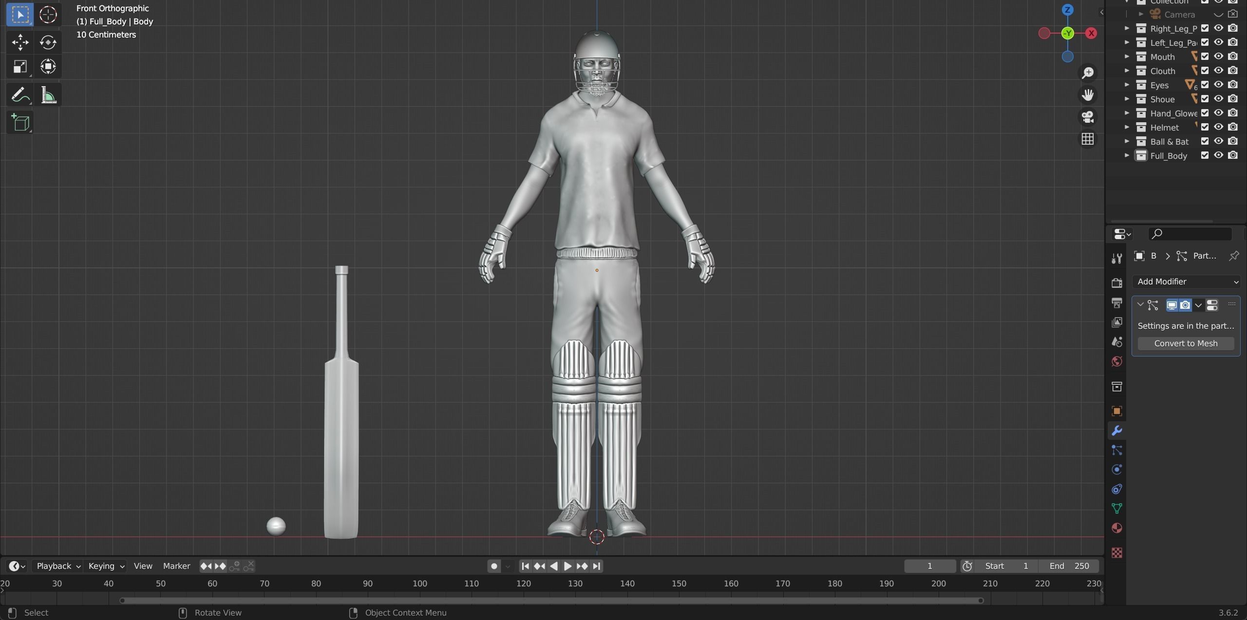 hardik pandya cricket player 3d model helmet Pad Bat 3D model | CGTrader