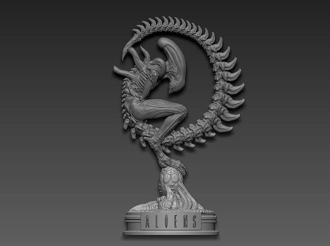 Alien 3D model 3D printable | CGTrader