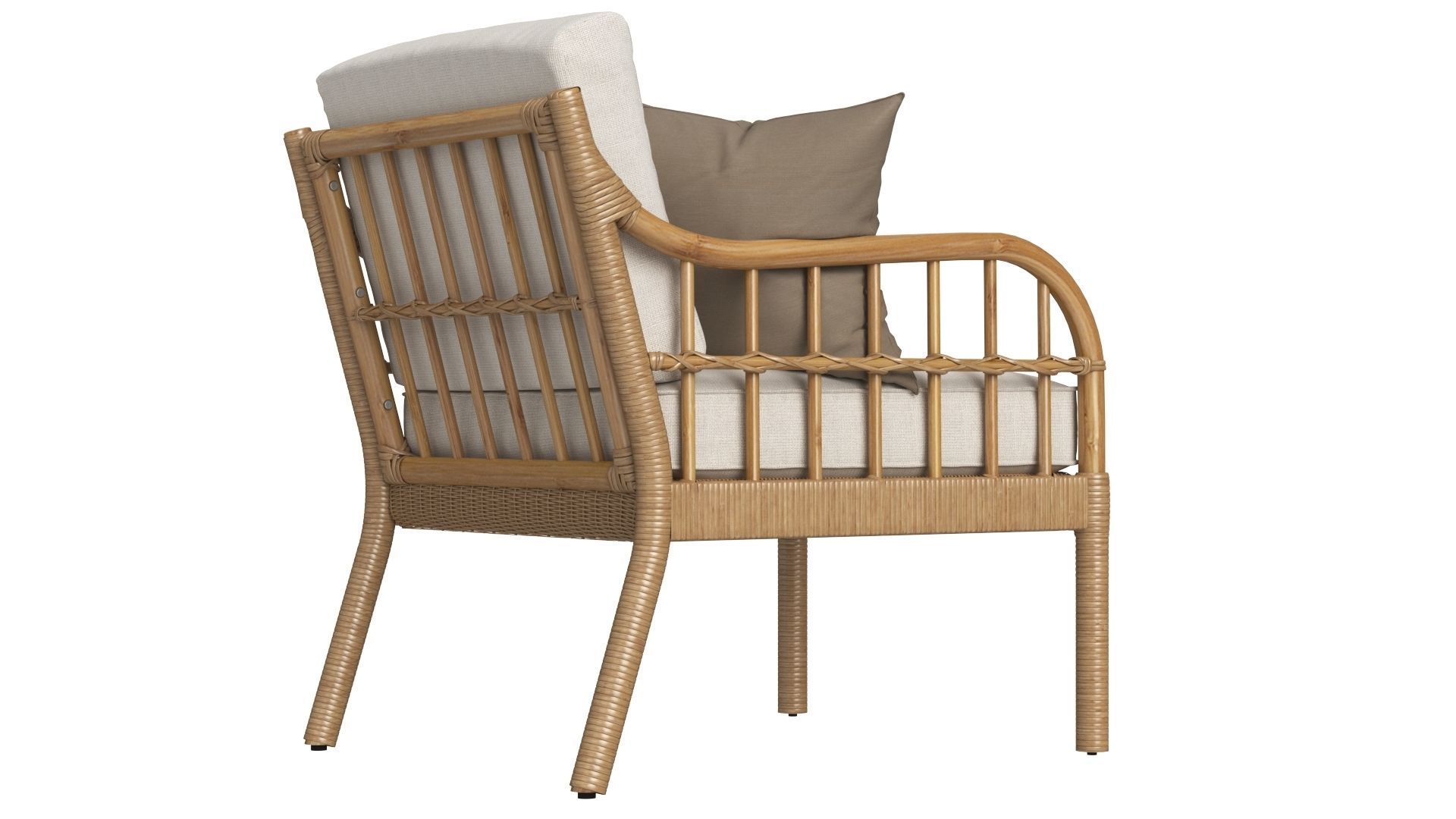 IKEA Rattan Armchair Collection 3D model | CGTrader