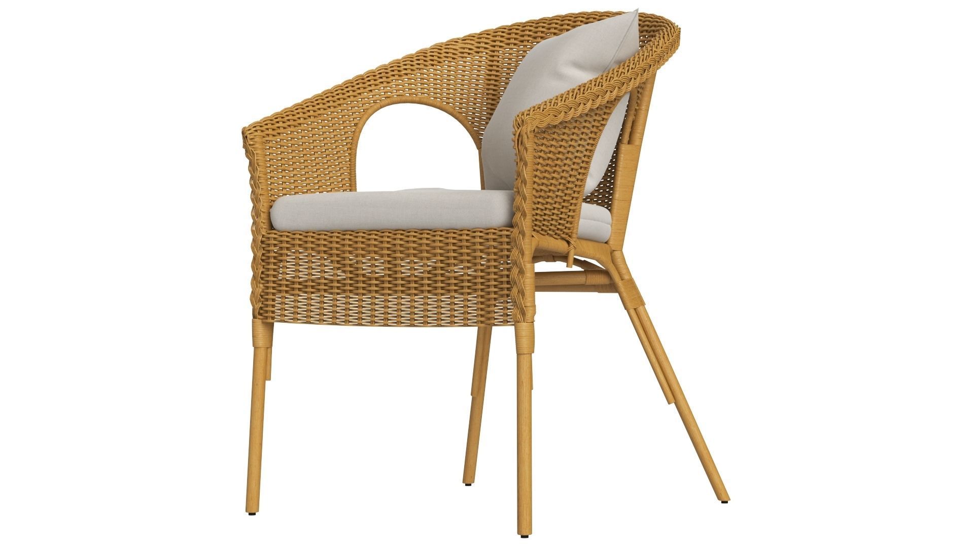 IKEA Rattan Armchair Collection 3D model | CGTrader