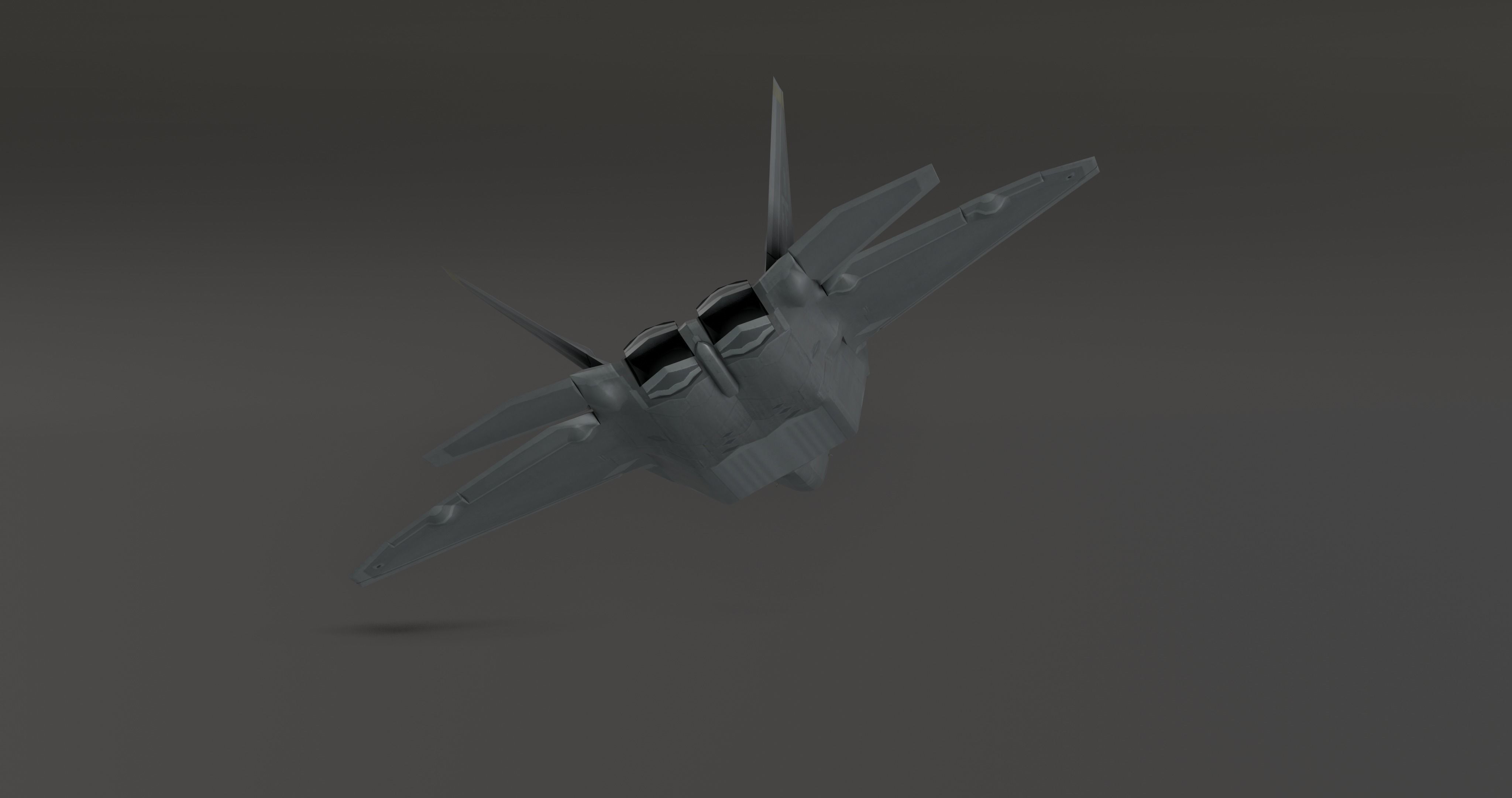 F-22 raptor - Photorealistic 3D model | CGTrader