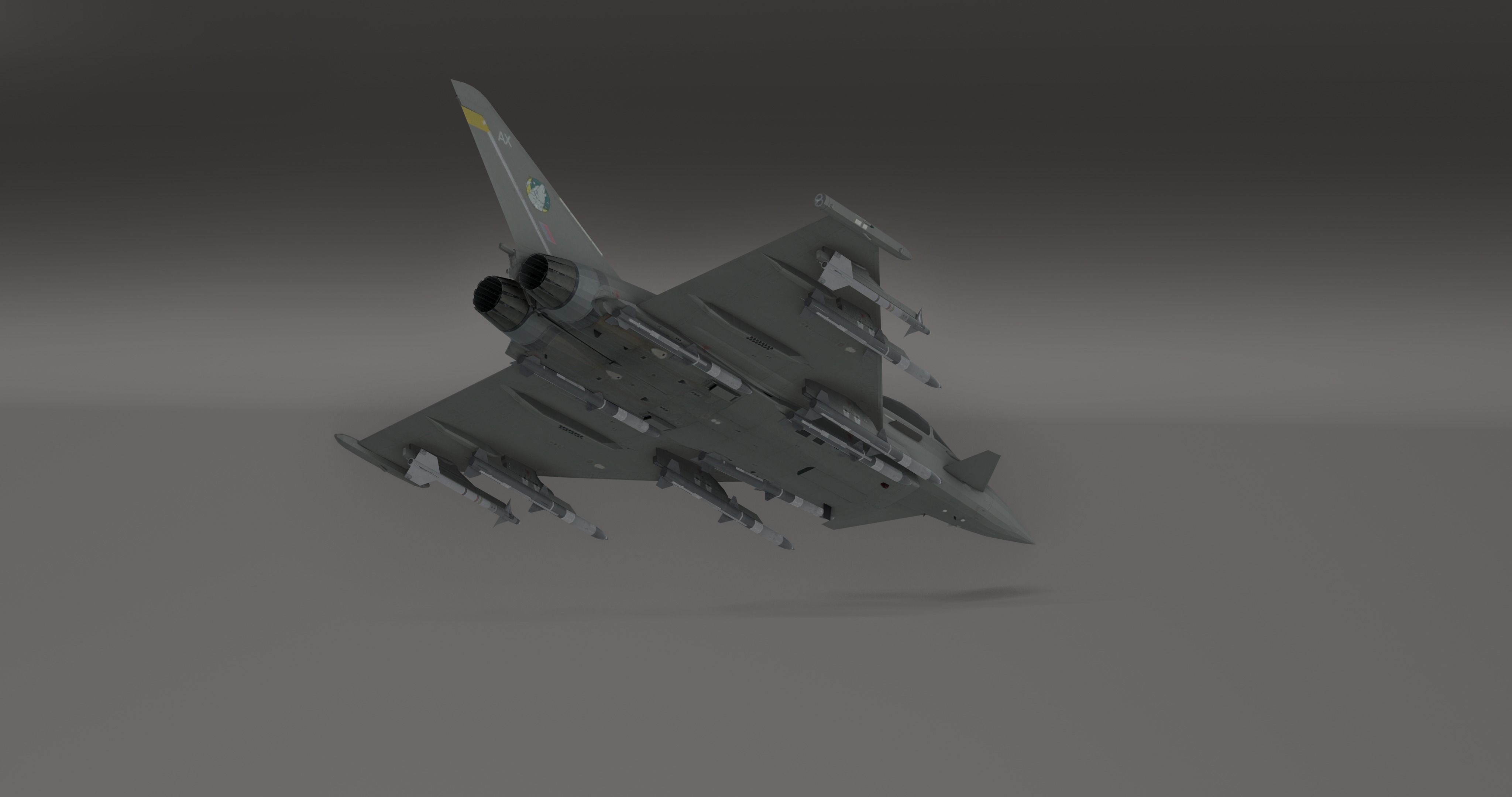 3D model Typhoon Fighter Jet - Photorealistic VR / AR / low-poly | CGTrader