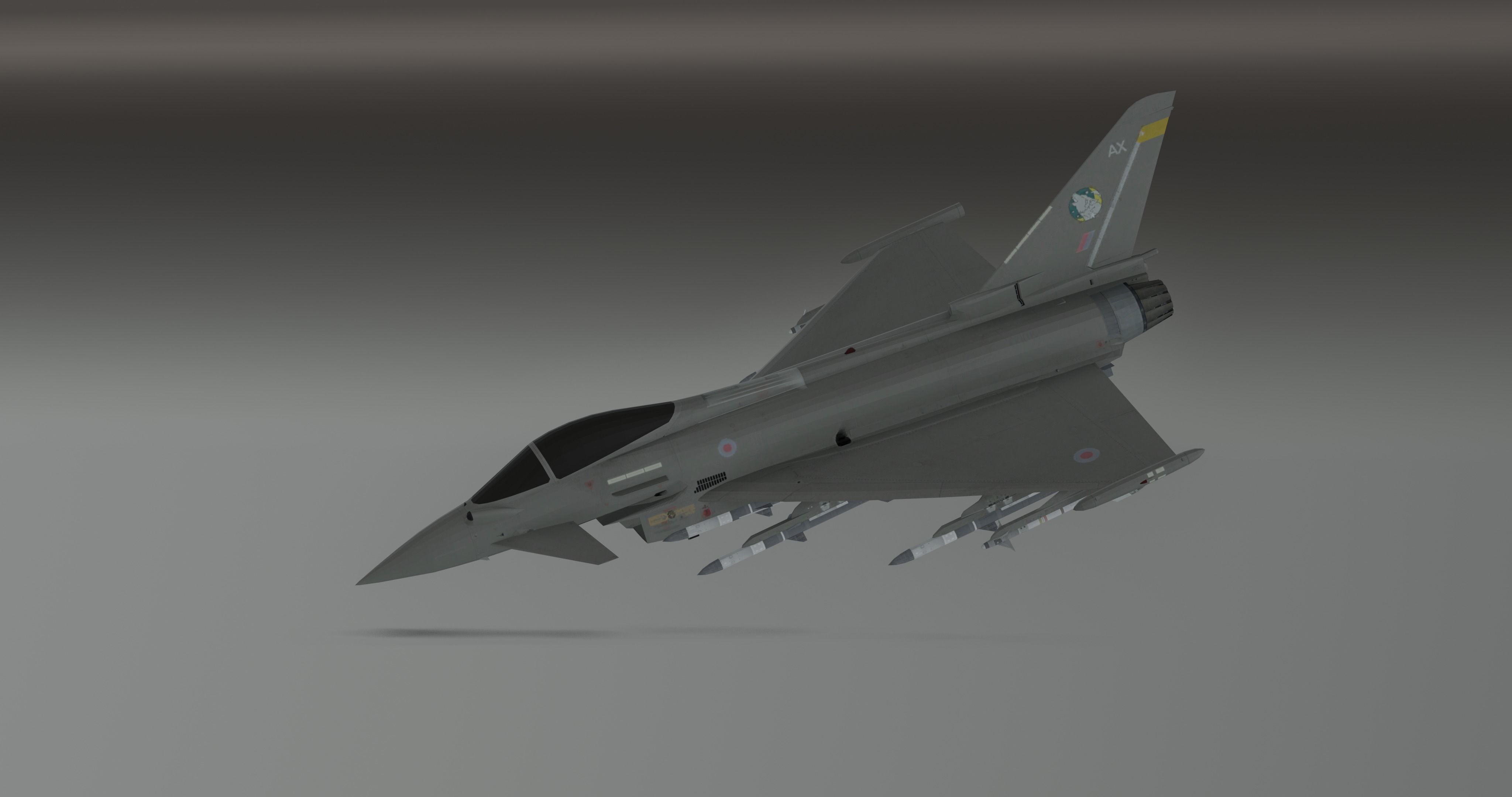 3D model Typhoon Fighter Jet - Photorealistic VR / AR / low-poly | CGTrader