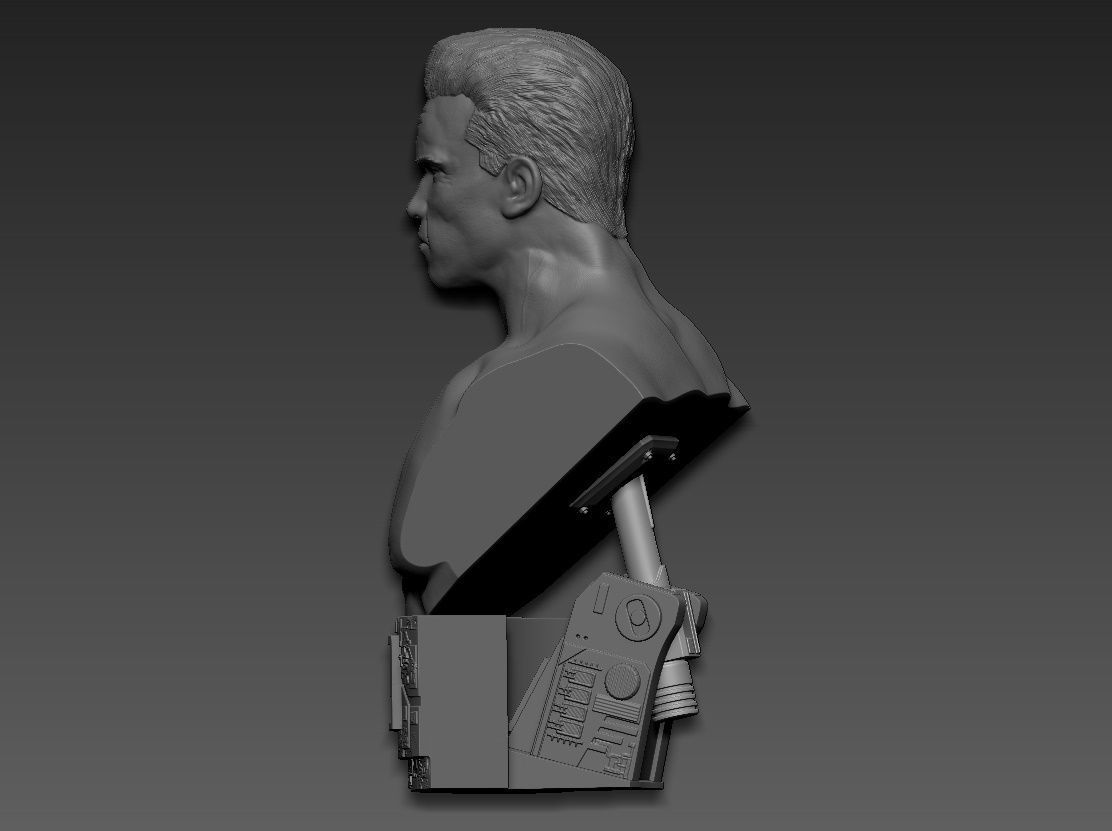 Terminator 2 Judgment Day 1991 Bust 3D model 3D printable | CGTrader