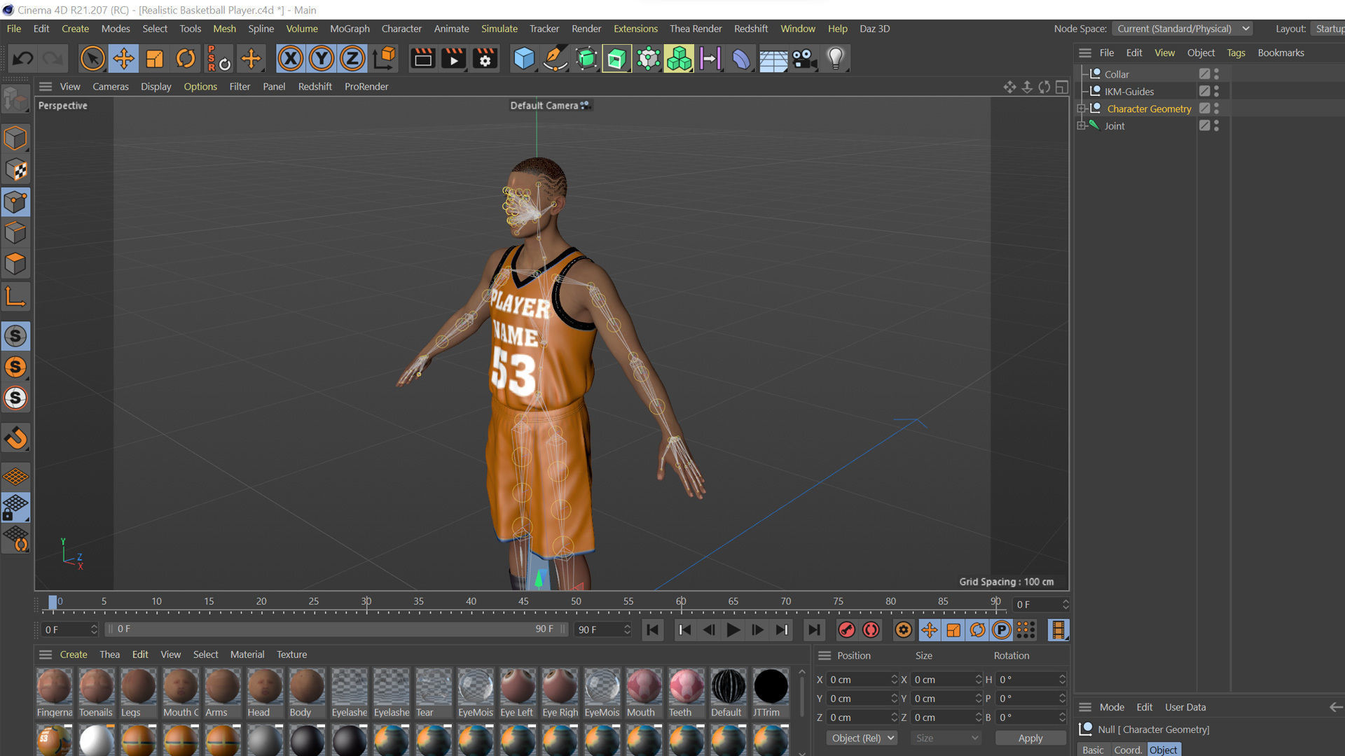 3D model Realistic Basketball Player VR / AR / low-poly | CGTrader