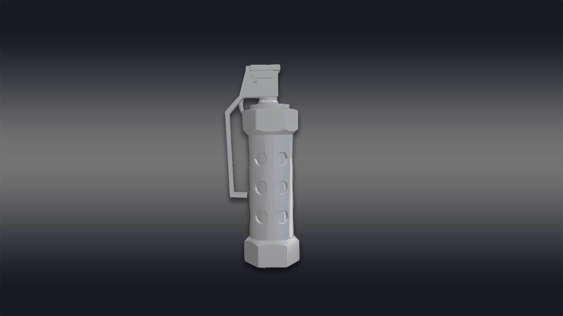 Stun Grenade - Military 3D model | CGTrader