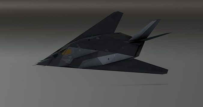 3D model F117 Nighthawk Stealth - Photorealistic Millitary Aircraft VR ...
