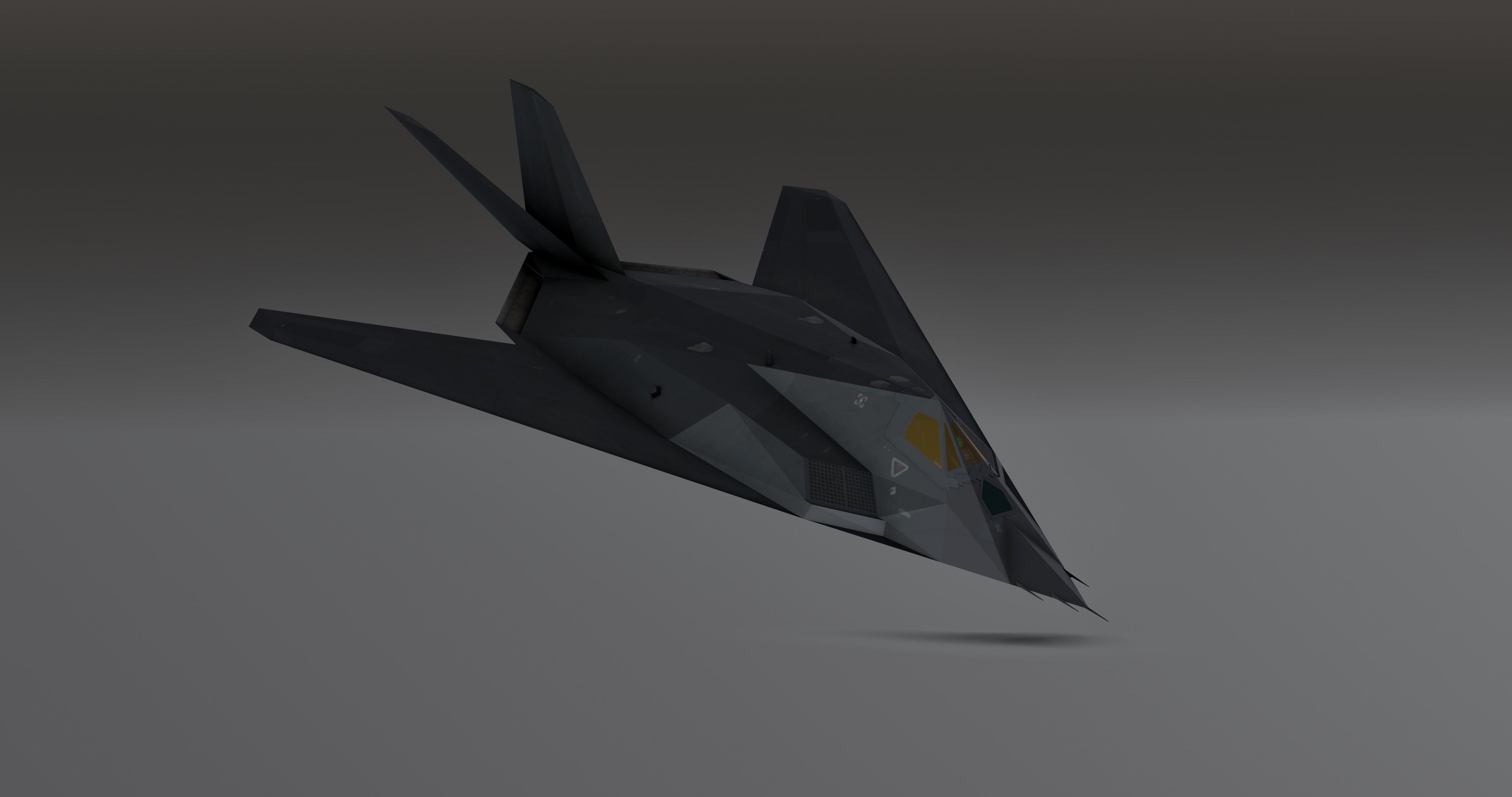 3D model F117 Nighthawk Stealth - Photorealistic Millitary Aircraft VR ...