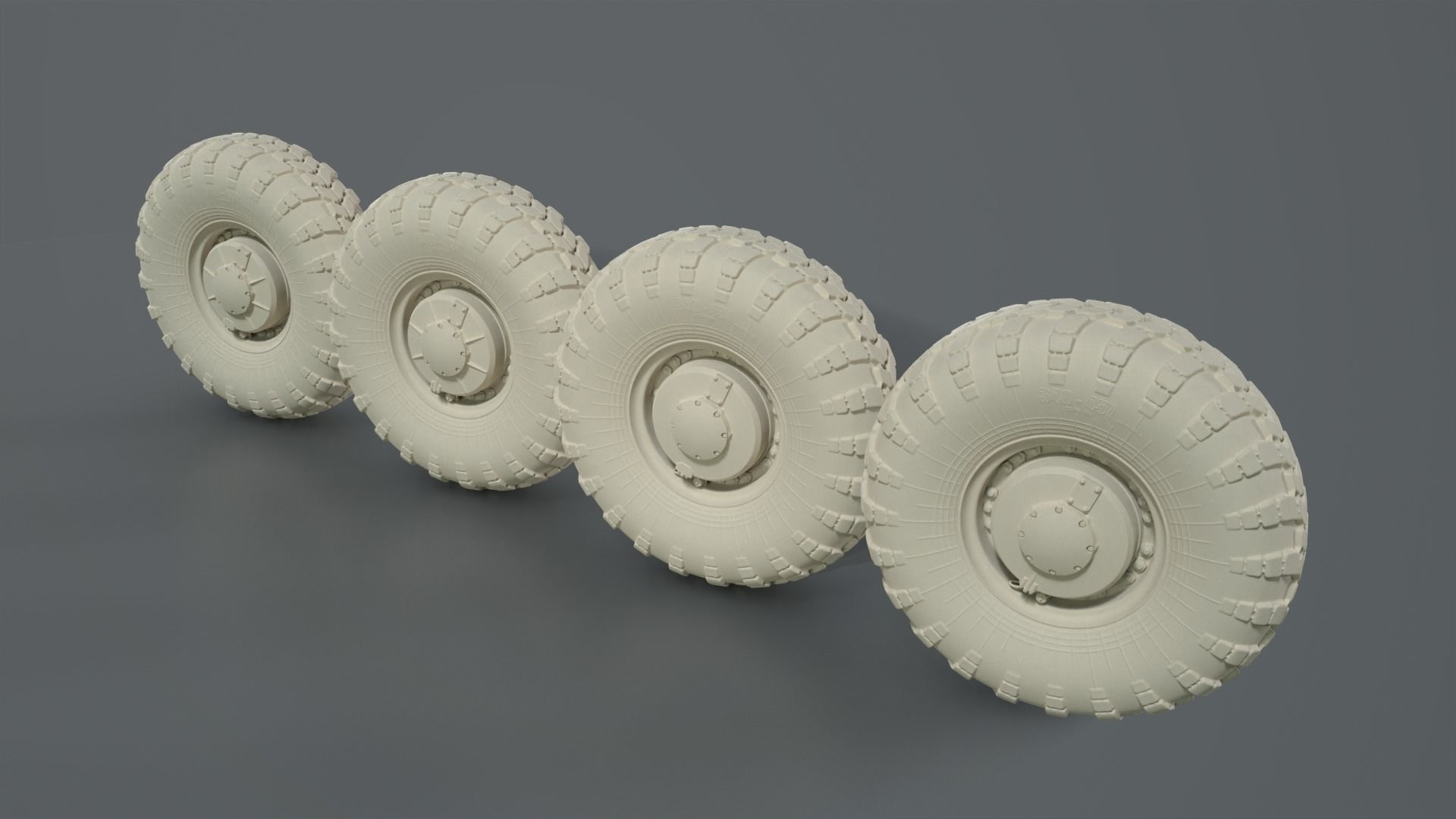 BTR-60P PA PB wheel and tire 13 00-18 3D print 3D model 3D printable ...