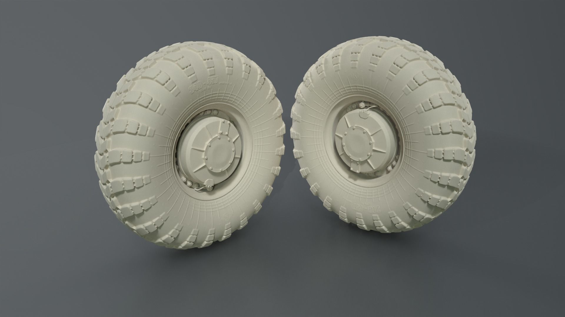BTR-60P PA PB wheel and tire 13 00-18 3D print 3D model 3D printable ...