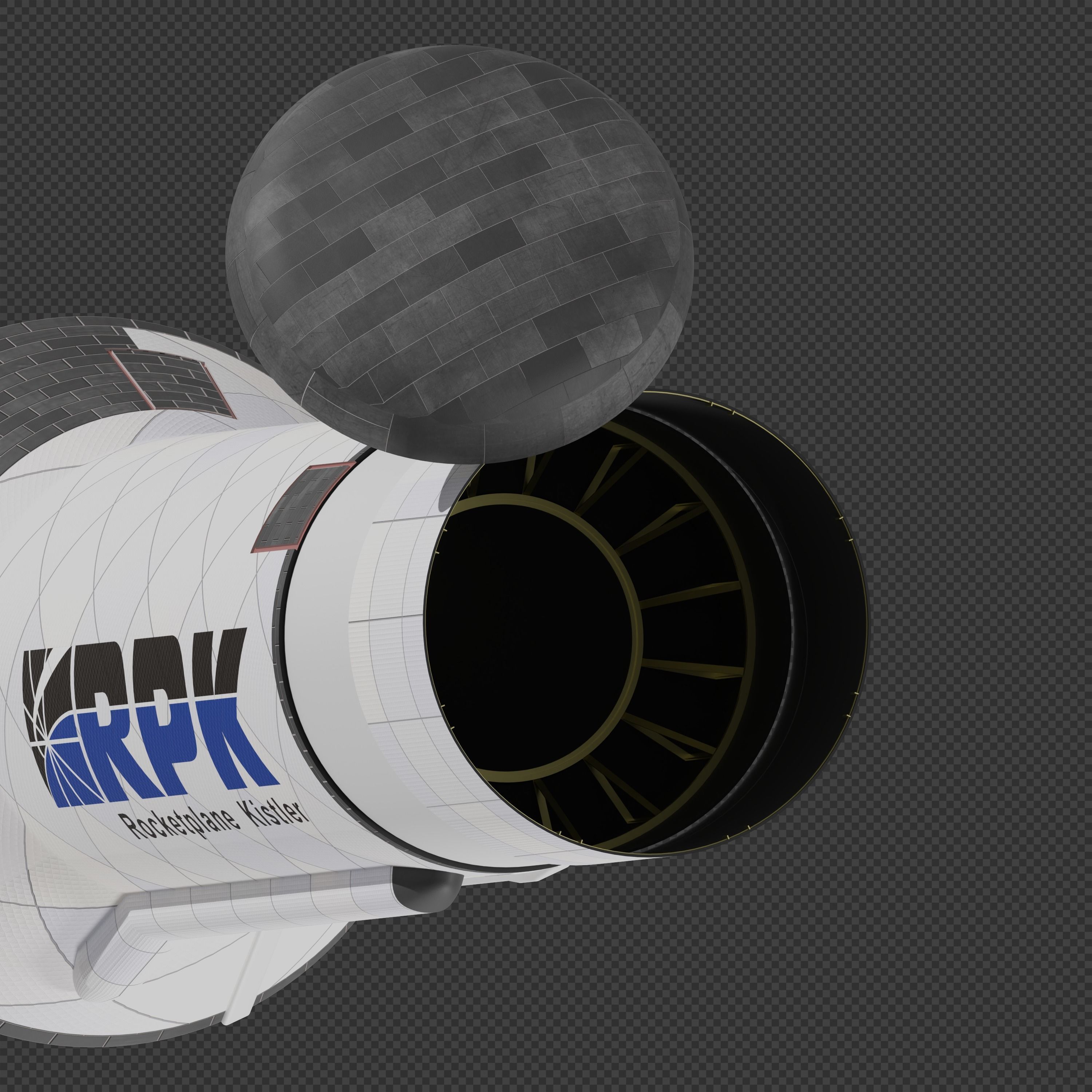 Kistler K-1 Rocket 3D model | CGTrader