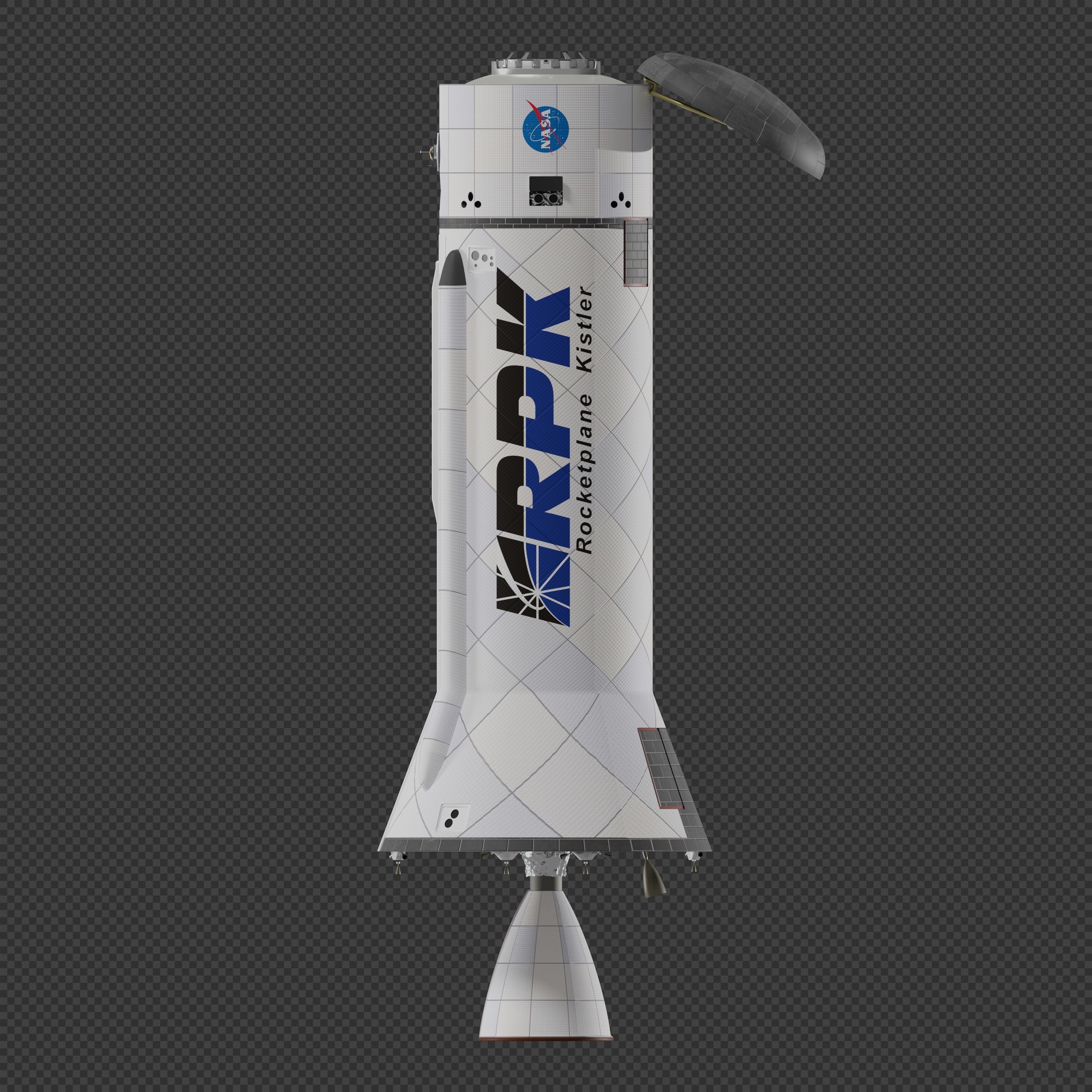 Kistler K-1 Rocket 3D model | CGTrader