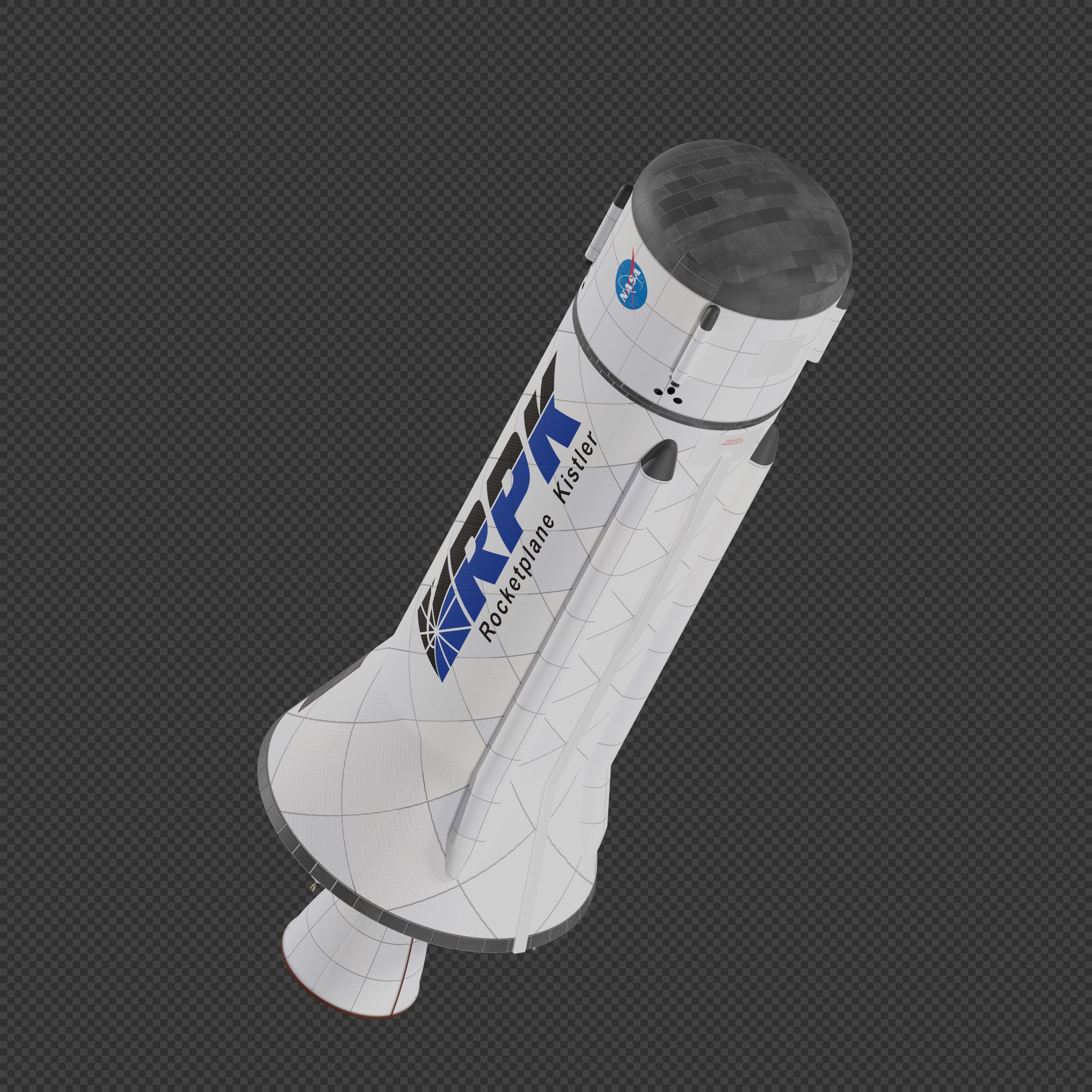 Kistler K-1 Rocket 3D model | CGTrader