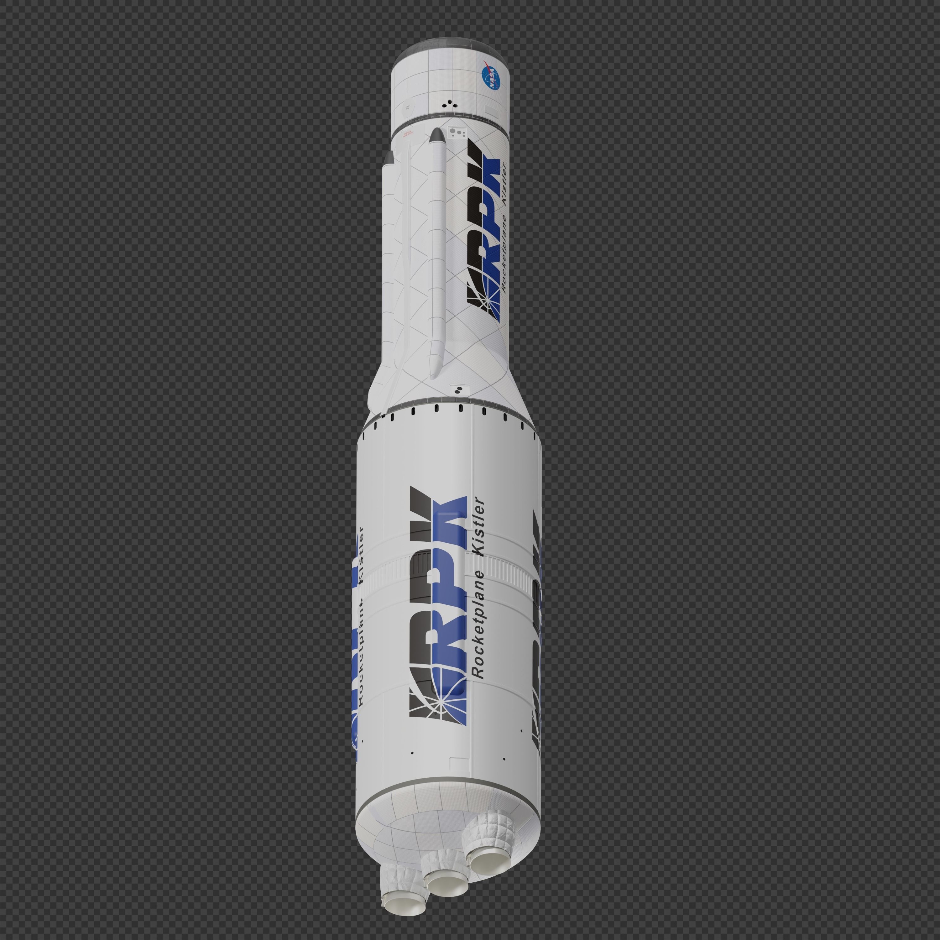 Kistler K-1 Rocket 3D model | CGTrader